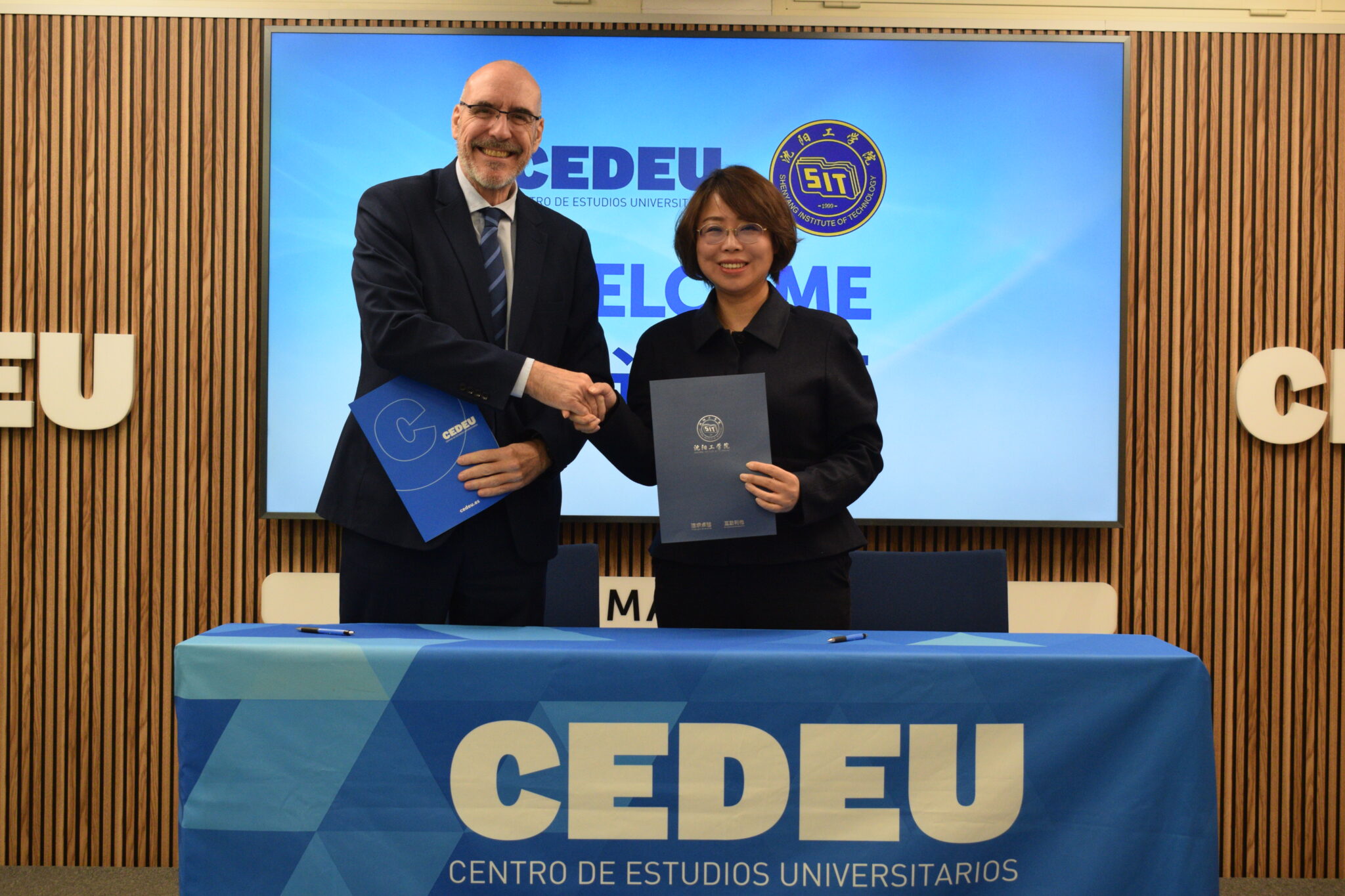 Convenio de cooperación académica entre CEDEU y Shenyang Institute of ...